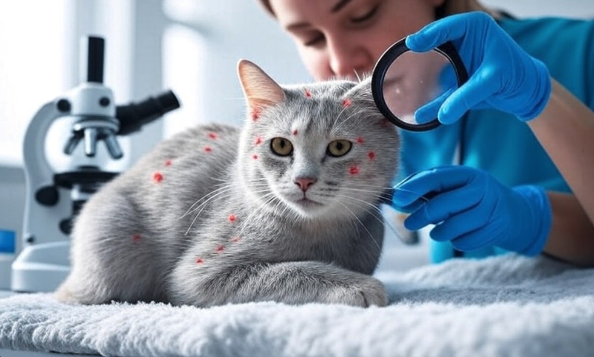 Aoûtats chez le chat : les piqûres et les traitements